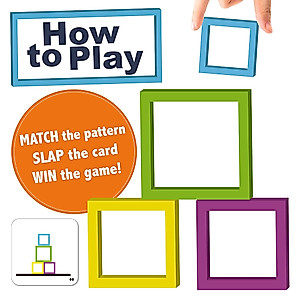 ROO GAMES You’ve Been Framed! - Fast-Paced Stacking and Building Game - For Ages 8+ - Match the Pattern, Slap the Card, Win!
