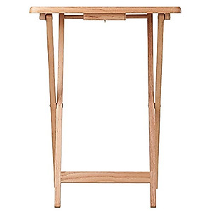Winsome Alex 2-pc Set TV Table, Natural, 19.06 x 14.57 x 25.98"