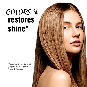 Light Mountain Henna Hair Color & Conditioner - Light Brown Hair Dye for Men/Women, Organic Henna Leaf Powder and Botanicals, Chemical-Free Semi-Permanent Hair Color, 4 Oz