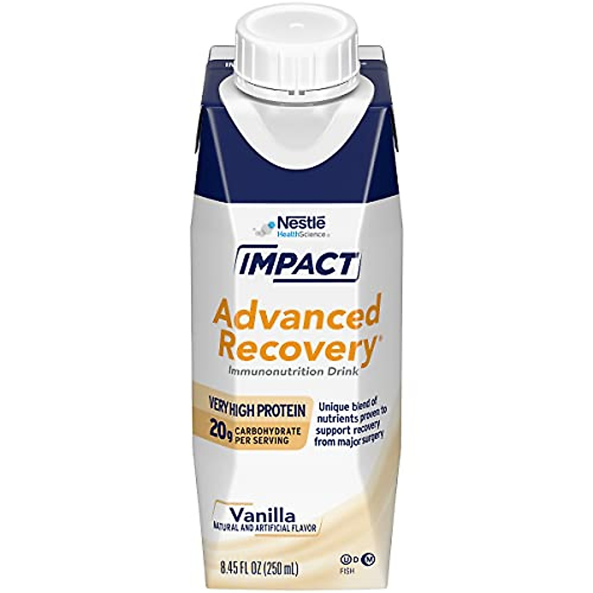 Impact Advanced Recovery, Vanilla, 8.45 Fl Oz, pack of 10