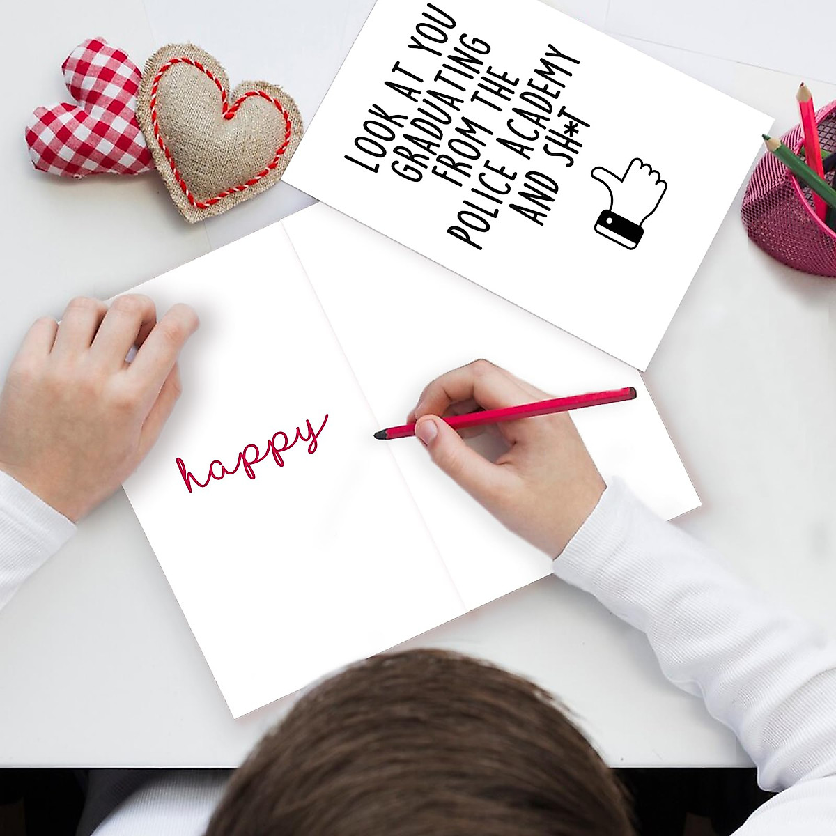 MQMRYeto Police Academy Graduation Card, Funny Police Officer Congratulations Gift, Policeman Congratulations Card, Policeman Promotion Card