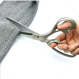Professional Tailor Scissors 8.5 in for Cutting Fabric Multi-Purpose Heavy Duty Scissors Sewing Scissors for Leather Cutting Industrial Sharp Sewing Shears for Home Office Artists Dressmakers,silver