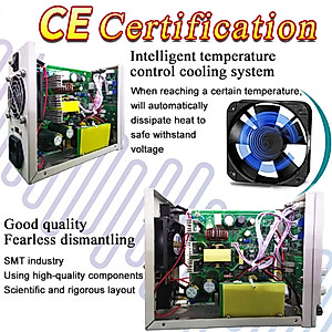 LWLONGWEI DC Power Supply Variable, Adjustable Switching Regulated Power Supply 30V 10A with Encoder Coarse & Fine Adjustments Knob, Beach Power Supply with USB 5V 2A Charge Interface