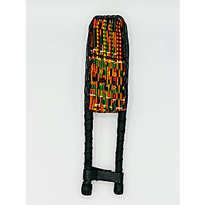 Shophaven African Kente Hand Fan 1, African Ankara Print Fan, Ankara Handheld Fan, Afrocentric Foldable Fan, African Kente Print Fan