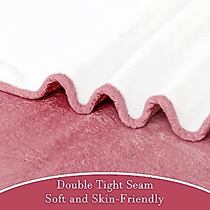 Nosovlra God is My Comforter Blanket - Scripture Blanket with Healing Caring Inspirational Faith Prayer Religious Gifts for Women Christian Bible Verse Throw Blanket (God Pink, 50 X 60 Inches)