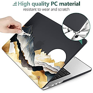 CAMPLALA Compatible with MacBook Pro 16 Inch Case 2023 2022 2021 Release M3/M2/M1 Pro/Max Chip Models A2991 A2780 A2485 - with Keyboard Cover, Screen Protector, OTG Adapters, Landscape