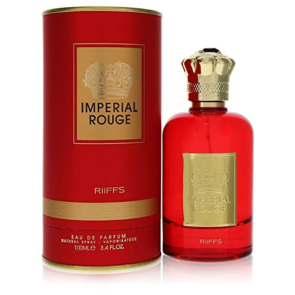3.4 oz Eau De Parfum Spray Perfume for Women Riiffs Imperial Rouge Perfume By Riiffs Eau De Parfum Spray (Strong practicability)