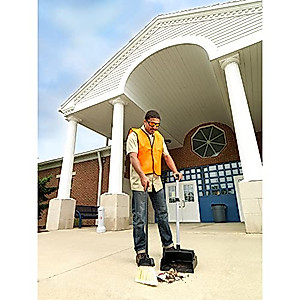 Genuine Joe Plastic Lobby Broom, 32" Length, GJO02409