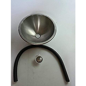 JZ RV Caravan Camper Boat SS Round Hand Wash Basin Sink￠300150mm GR-532A