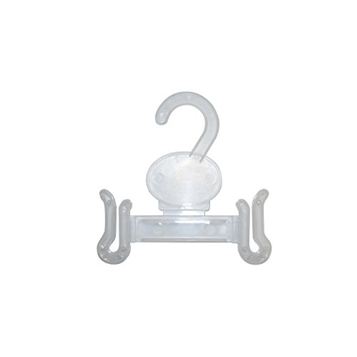 NAHANCO JLP156100 Plastic Sandal/Flip-Flops Display Hangers, 3 7/8" - Natural (Pack of 100)