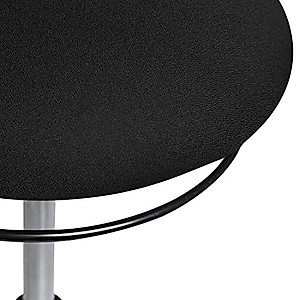 Seville Classics Modern Ergonomic Pneumatic Height Adjustable 360-Degree Swivel Stool Chair, for Drafting, Office, Home, Garage, Work Desk, Black, airLIFT Sit Stand Balance and Wobble