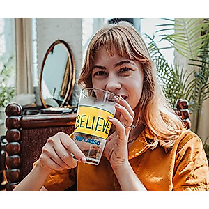Silver Buffalo Ted Lasso Believe Pint Glass | Holds 16 Ounces
