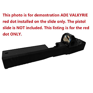 Ade Advanced Optics Valkyrie (RD3-023) Gen 2 Green Dot Sight for Optics Ready Pistol That is Compatible with Trijicon RM/SRO Footprint/Slide/Screw Pattern