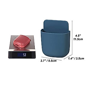 Remote Control Holders Wall Mount Adhesive Pen Holders Adhesive Storages Phone Holders Wall Mount Holder Wall Adhesive Remote Control Holder Containers For Home Office School Supply Storage 3 Pcs Gray