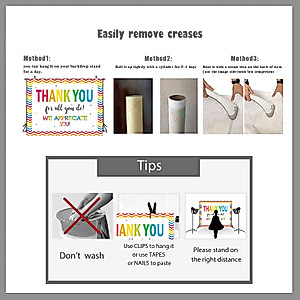 LTLYH 7×5ft Thank You for All You Do Backdrop We Appreciate You Graduations Staff Teachers Doctors Retirement Photo Backdrop Thanks Party Decorations Appreciation Banner Booth Props 220