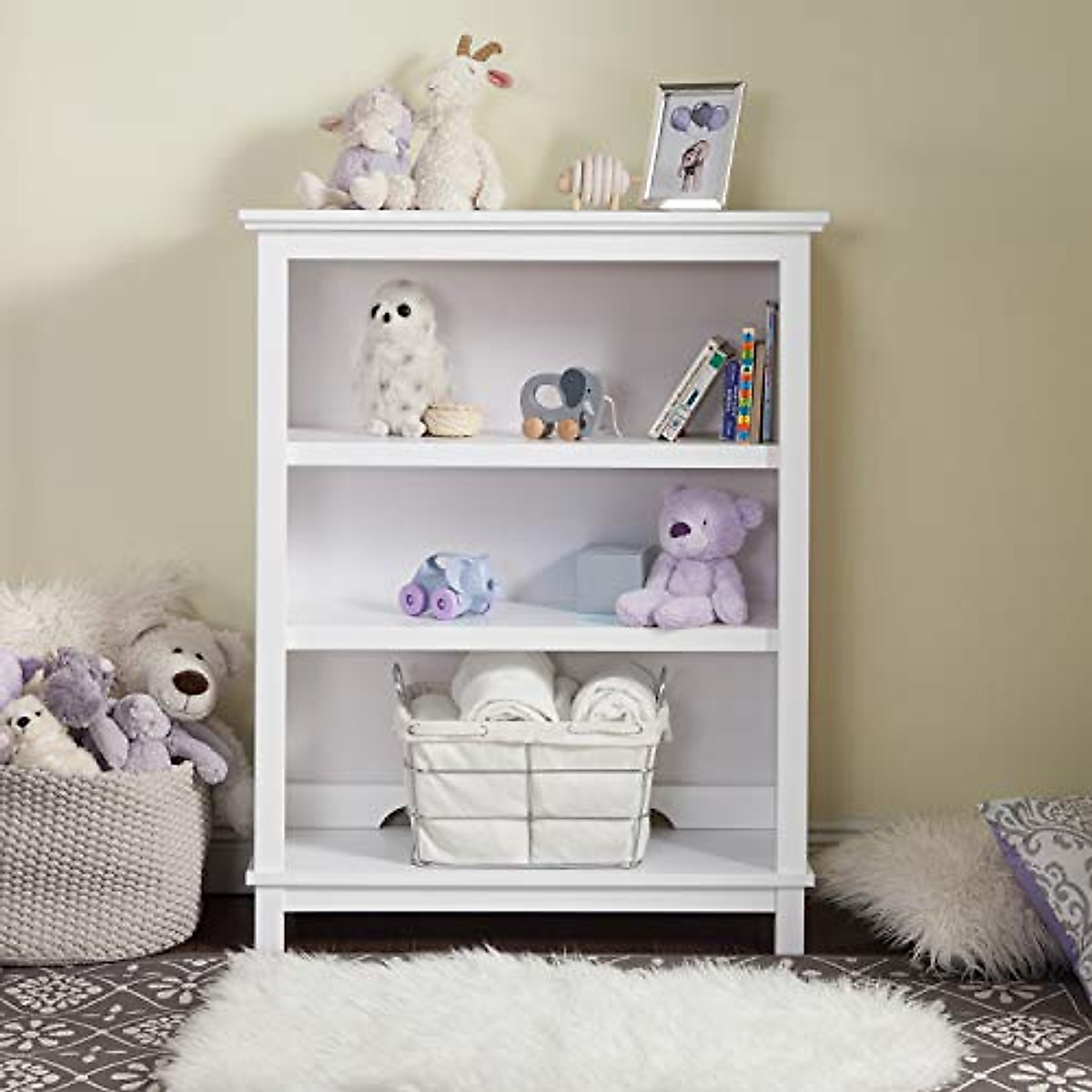 DaVinci Autumn Bookcase/Hutch in White