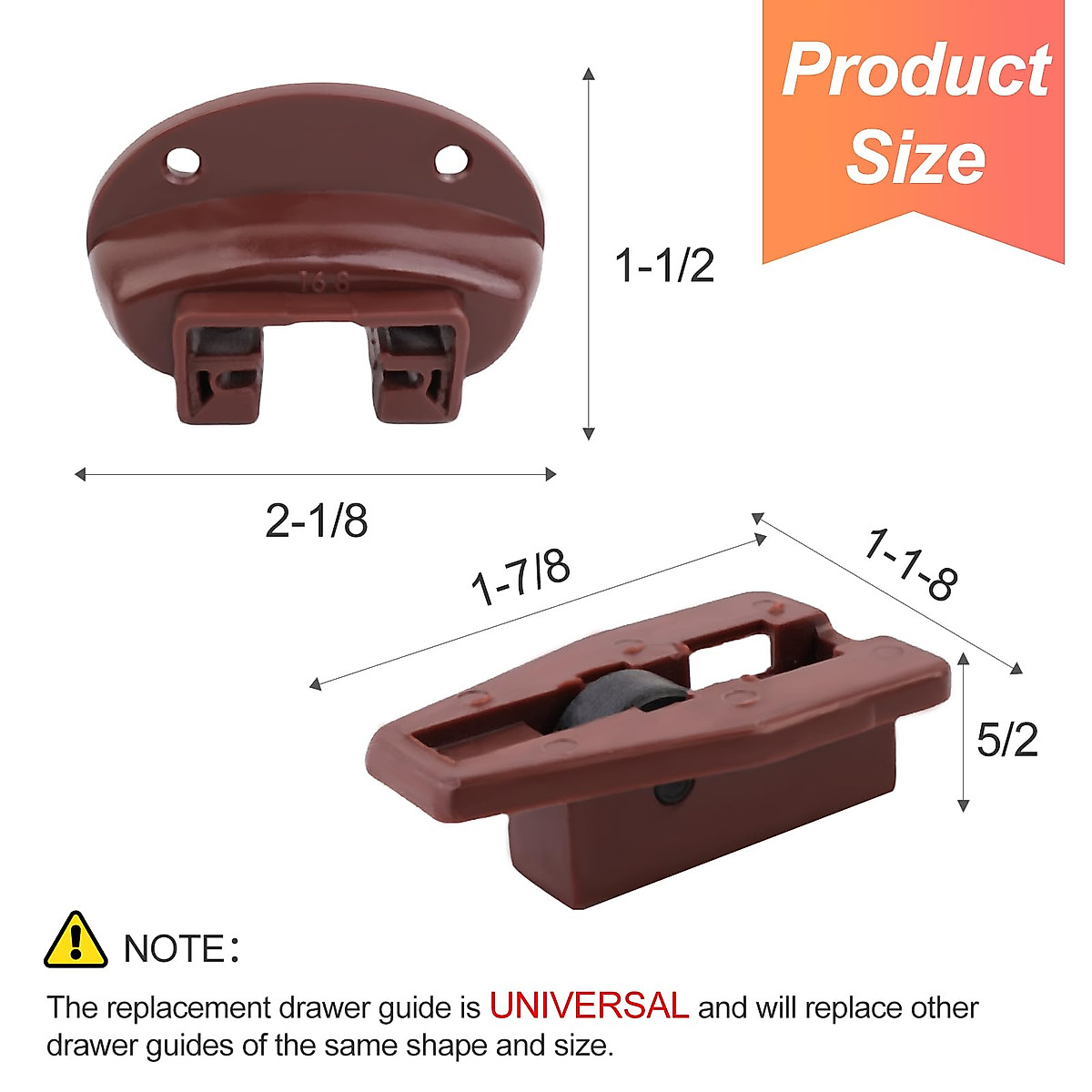 Fit for kenlin Rite-Trak II Replacement Drawer Track Slide Kit #168, 10 Set of Improved Commercial Rite Track 2 Drawer Guides Part - Fit Slide Drawers from Vaughan Bassett,Pulaski, Legacy Manufacturer