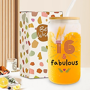 16th Birthday Gifts for Girls, 16 Fabulous Gifts, 2008 Birthday Gifts, Happy 16th Birthday Gifts for Daughter, Niece, Granddaughter, Girls 16th Birthday Gifts, 16th Birthday Decorations, Sixteen Gifts