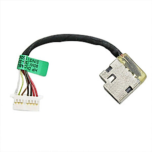 MMOBIEL DC Power Jack Dock Connector Flex Cable Replacement Compatible with HP Pavilion HP 17-by, X360 M6-W M6-P M6-AQ M6-AR Serie, 14M-BA 15-AU M3-U Series