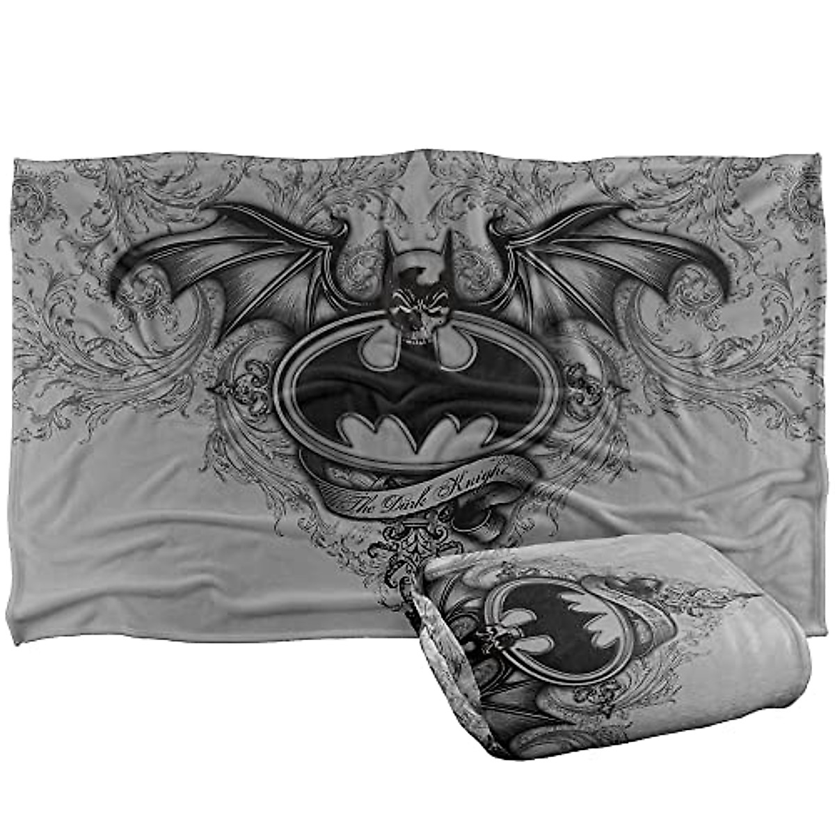 Batman Winged Logo Silky Touch Super Soft Throw Blanket 36" x 58",Winged Logo