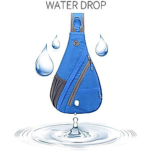 Peicees Sling Bag Chest Shoulder Bag Crossbody Waterproof Lightweight Nylon Hiking Backpack Cycling Travel Daypack for Men & Women