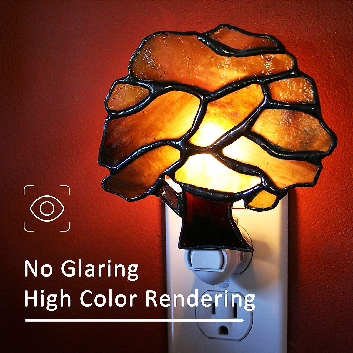 Visther C7 LED-COB Night Light Bulbs, E12 Base Candelabra Replacement Bulb, Warm White String Light, 0.6W Equivalent 7W (6 Pack)