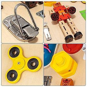 NILUTO Montessori Busy Board for Toddlers 20-in-1 Large Busy Board for 1 2 3 4 Year Old Busy Board Toys Learn to Dress Toys for 3 Yeas Kids Learning Toy for Kids Busy Board