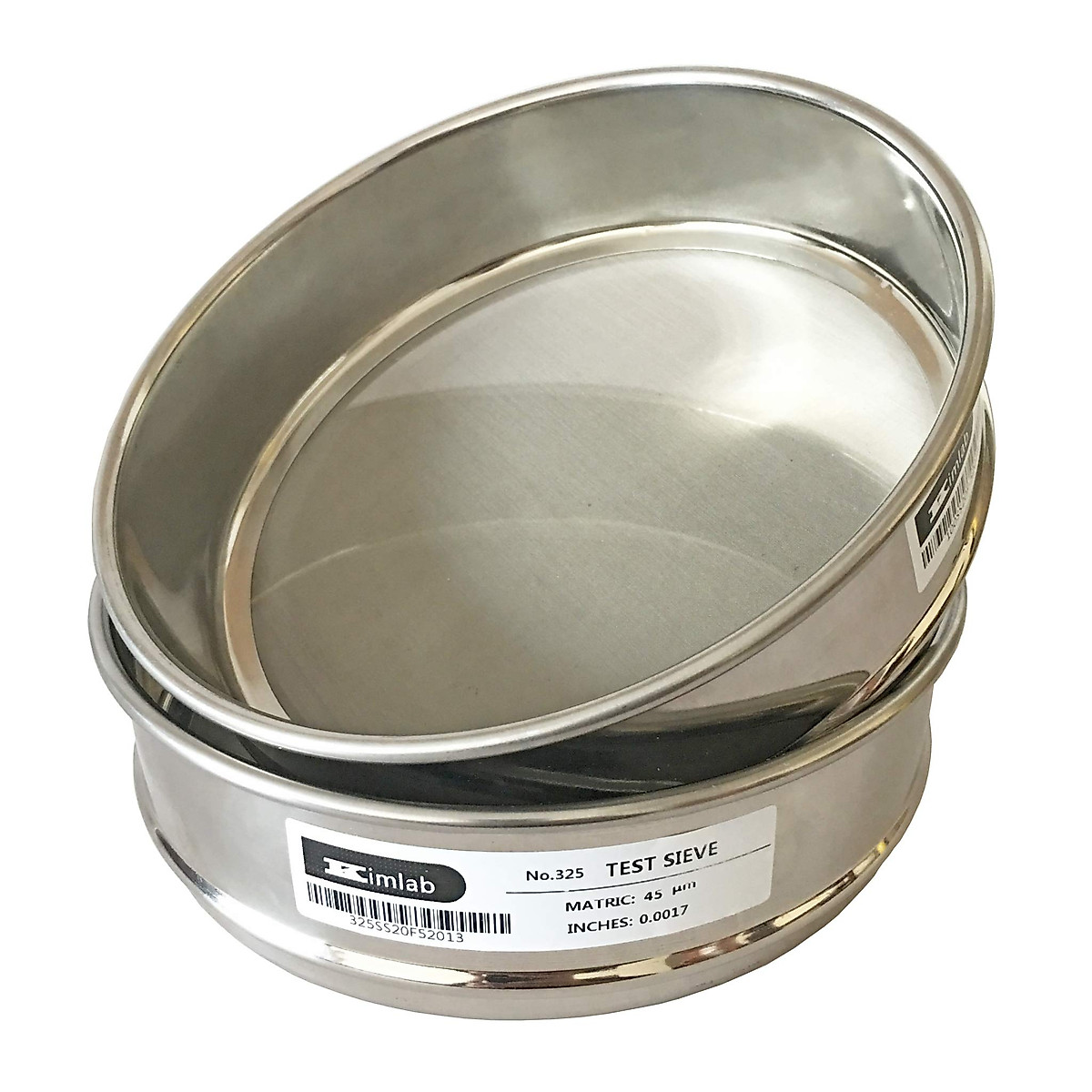 KimLab ISO3310 STD Test Sieve #30 / 600μm Mesh Size,All Stainless Steel,200mm Diameter