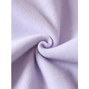 SOLY HUX Women's Casual Hoodies Sweatshirts Long Sleeve Basic Pullover Tops Winter Clothes 2023 Lilac Purple M