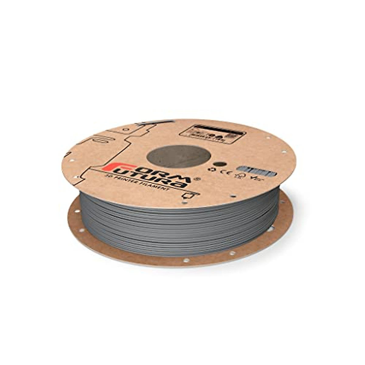 FormFutura TitanX ABS 1.75mm Grey 3D Printer Filament, Dimensional Accuracy < +/- 0.05mm