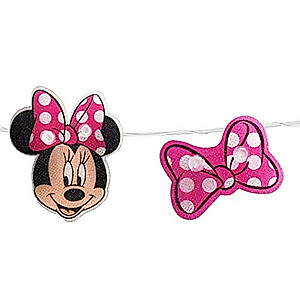 Disney Minnie Mouse 5 Piece String Lights - 5 Feet Long