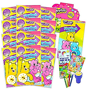 Care Bears Ultimate Party Favors Packs - Bundle Includes 12 Sets with Stickers, Coloring Books, Stamper and Crayons (Party Supplies)