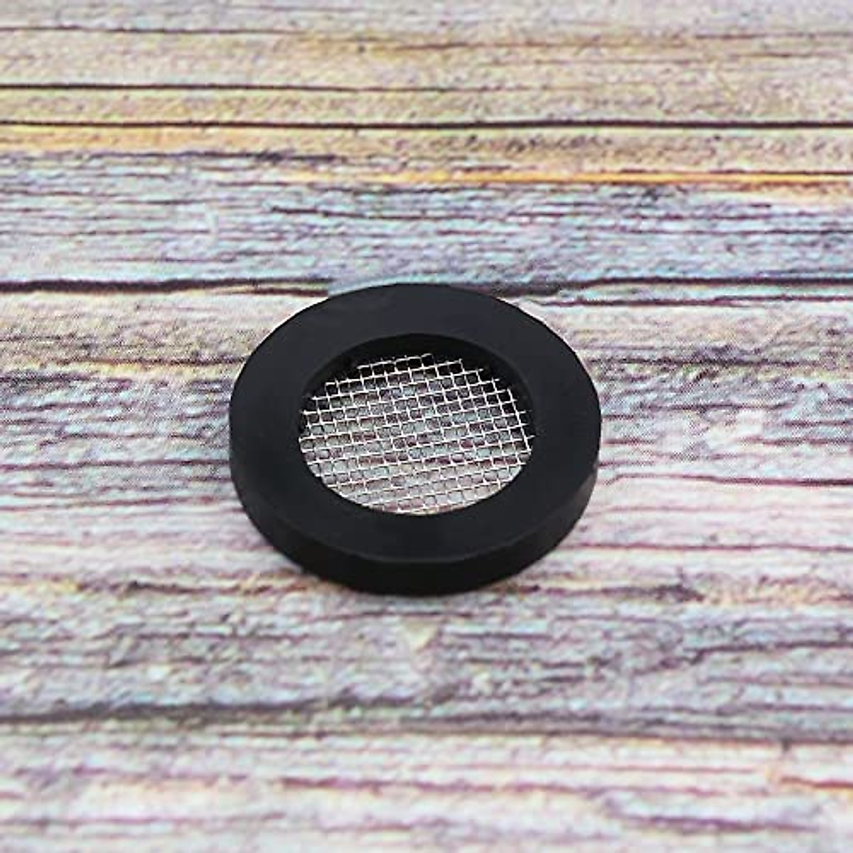 50PCS Stainless Steel Filter Garden Hose Washer Seal O Ring Gasket Water Faucet Rubber Washer with 40 Mesh for 1/2 Inch Garden Hose Water Faucet Shower Head