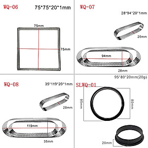 Cabilock Pancake Ring Gummy Rings Baking Rings Baking Rings Mousse Rings Stainless Steel Mini Cookie Cutters Oval Pie Cake Mould Bakery Tools 9.4cm Muffin Rings Cake Rings Oval Ring