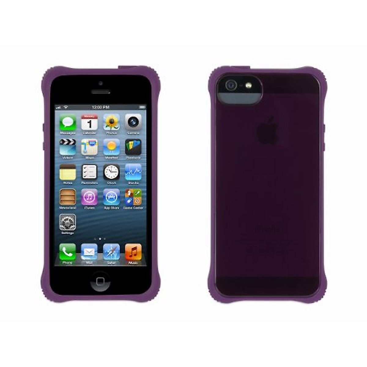 Griffin Technology Survivor Core Case Compatible with iPhone 5, iPhone 5s (Purple/Purple Transluscent)