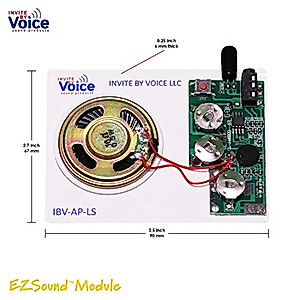 EZSound Module - Light Activated - Easy to Record - 120 Seconds Recording - High Sound Quality