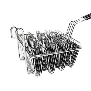 LOVIVER Taco Deep Shell Fryer Basket Taco Holder Basket with Grip Handle, Practical, 4/6 Shells Optional - 4 Shells