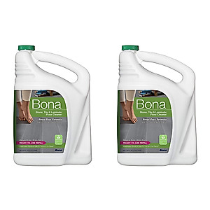 Bona Stone, Tile & Laminate Floor Cleaner Refill, 128 oz,Set of 2