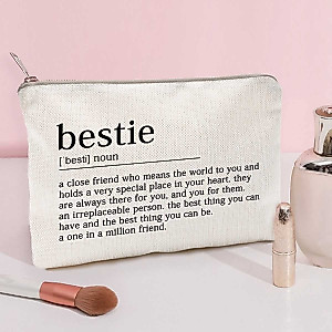 Bestie Definition Makeup Bag Best Friend Gift Work Bestie Friendship Gift Bestie Sister Gifts Sister College Sister Graduation
