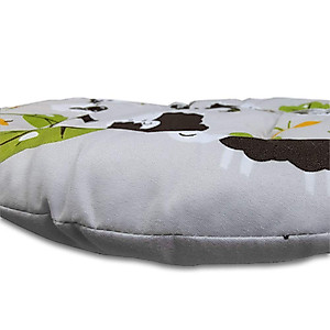 Twoworld High Chair Cushion, Large Thickening Baby High Chair Seat Cushion Liner Mat Pad Cover Breathable(Grey Sheep)