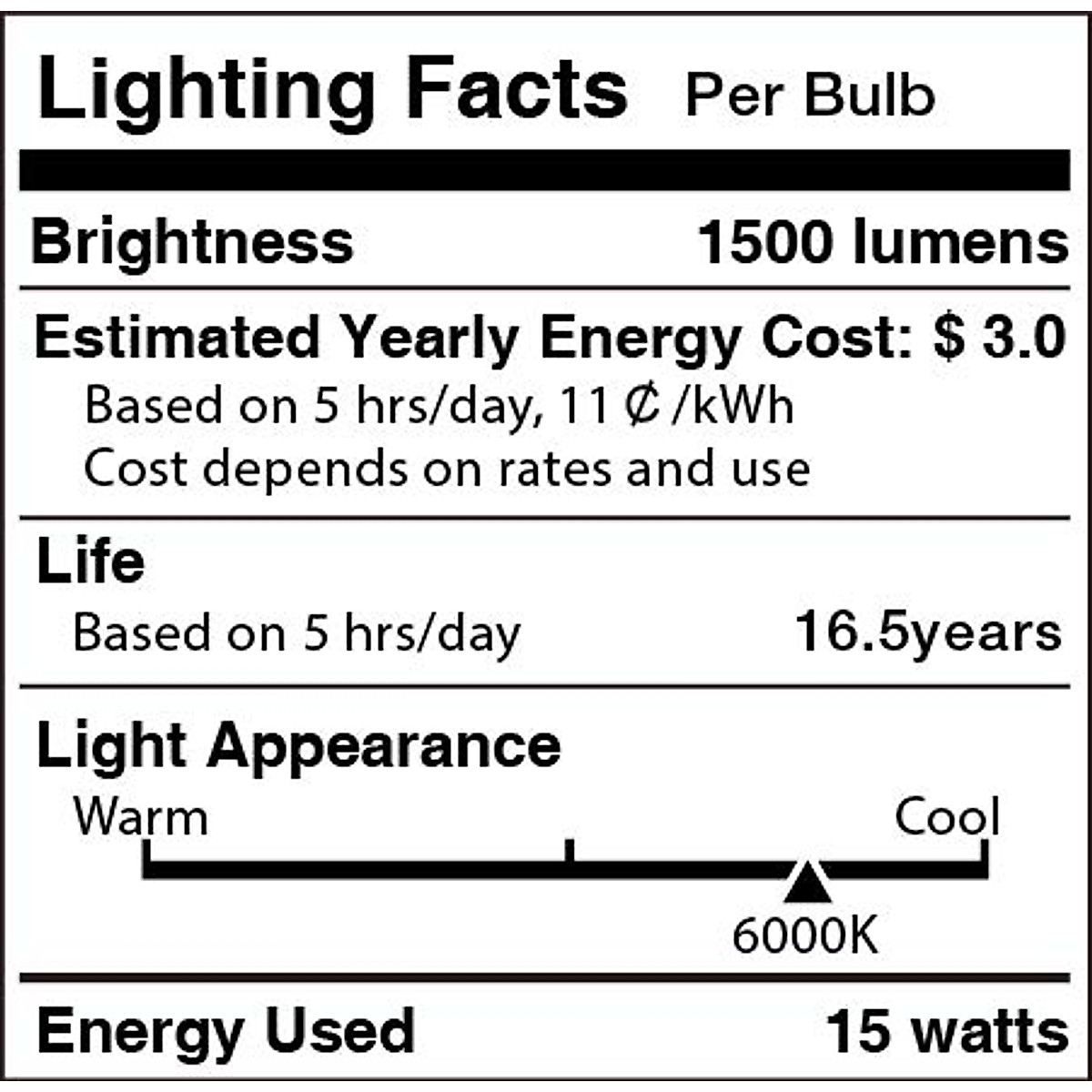 gezee E12 LED Corn Bulbs,15W LED Candelabra Light Bulbs 120 Watt Equivalent, 1500lm, Daylight White 6000K LED Chandelier Bulbs, Decorative Candle, 4.1in*1.2in, Non-Dimmable LED Lamp(3-Pack)