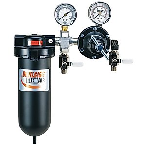 DeVilbiss Air Filter with Regulator - Model# HFRL-508, 1/2" NPT