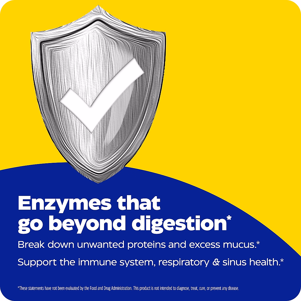 Enzymedica, Immune Defense, Regular Strength, Proteolytic Enzymes for Immune Support, 60 Count