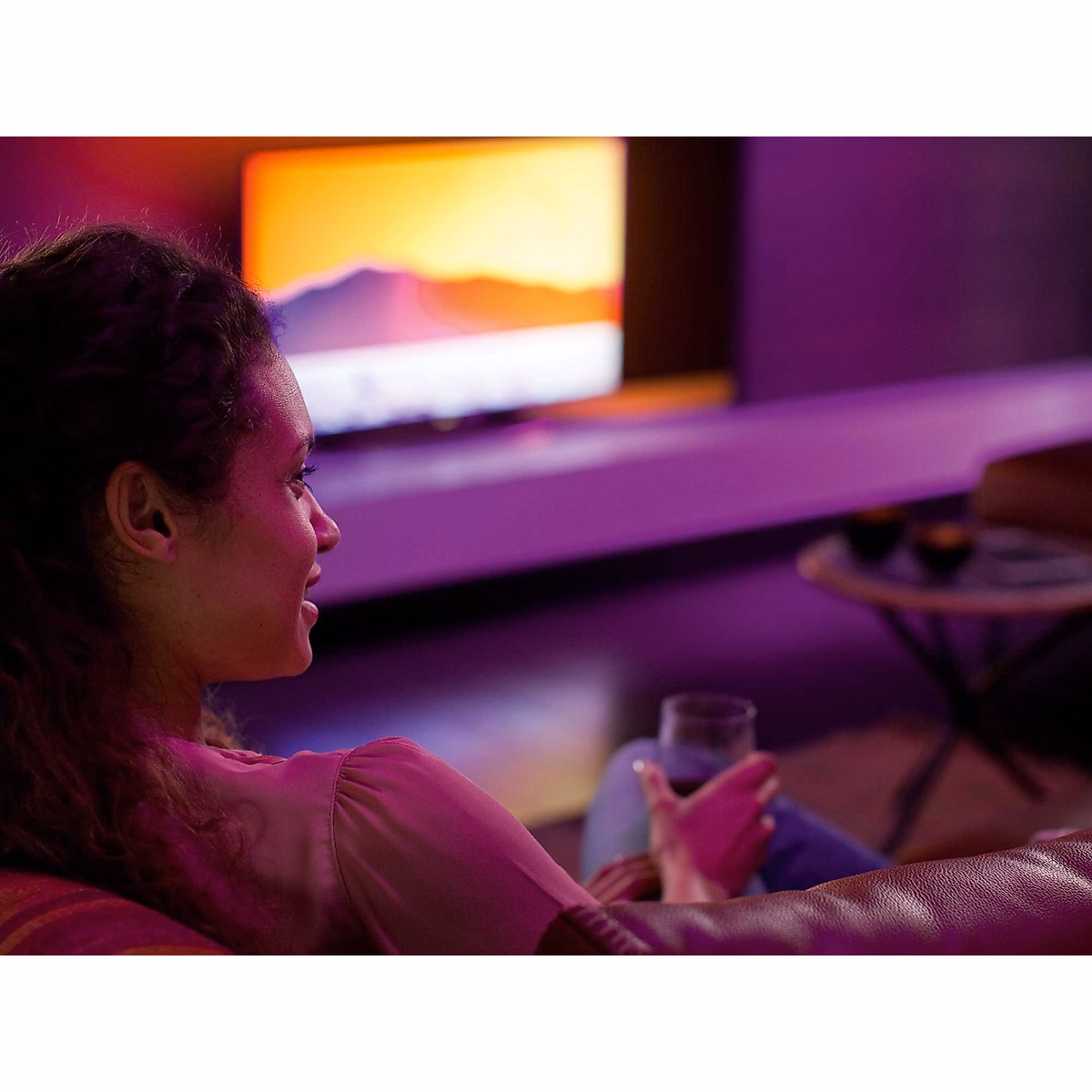 Philips Hue 800276 White and Color Ambiance LightStrip Plus Dimmable LED Smart Light (Requires Hue Hub, Works with Alexa, HomeKit & Google Assistant), 80 inch