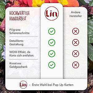 Lin Pop Up Birthday Cards Voucher Cards Music Concert Saxophone