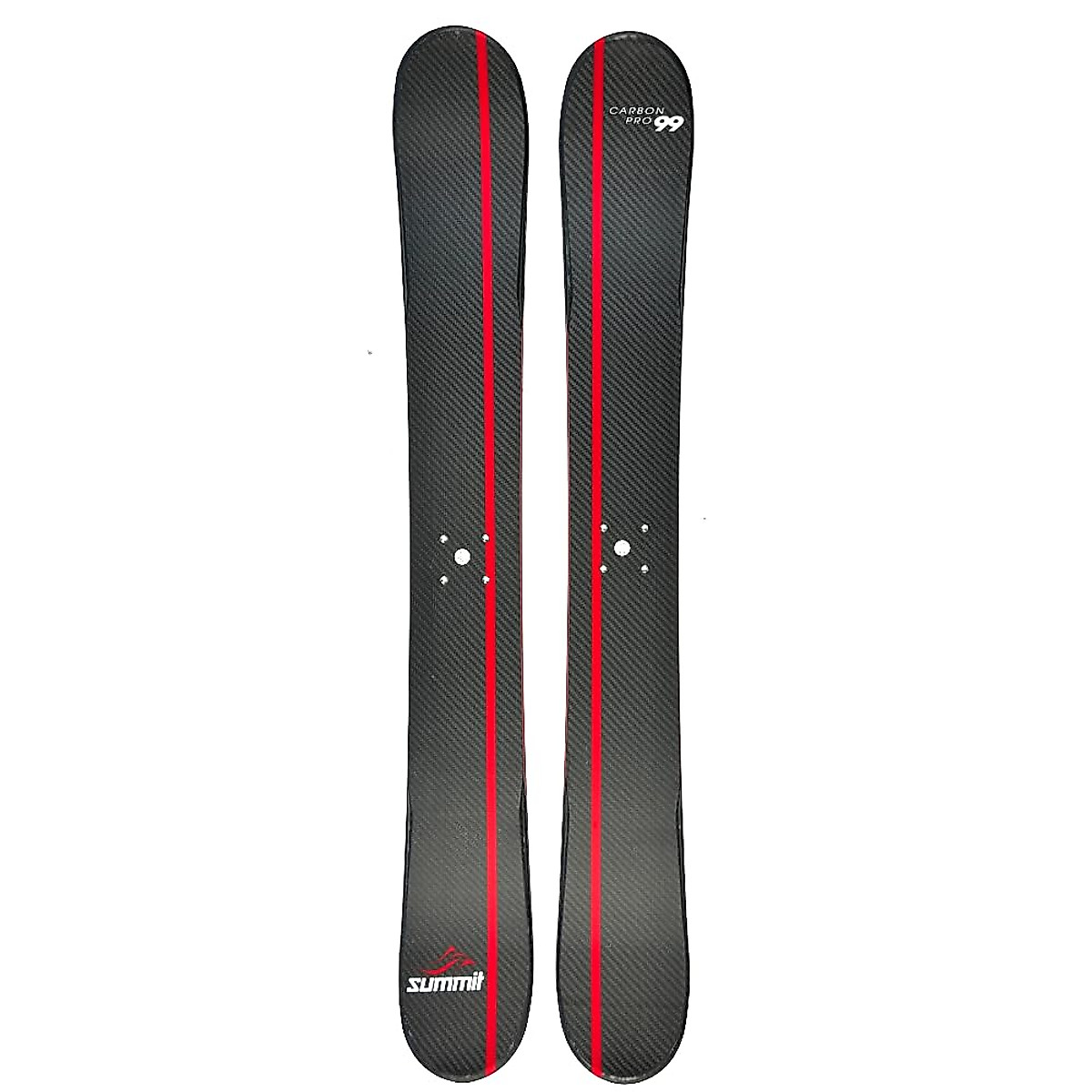 Summit Carbon Pro 99cm Skiboards Snowblades with Atomic M10 Release Bindings NEW
