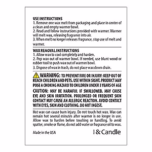 I & Candle, Aromatherapy Wax Melts. 100% Soy Wax (Non-GMO) - Rosemary & Mint (2 Pack)