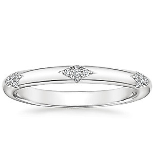 Love Band 0.20 CT Moissanite Matching Comfort Fit Band Colorless Moissanite Engagement Ring Wedding Band Silver Solitaire Vintage Antique Anniversary Diamonds Moissanite Ring Vintage Gifts (8)