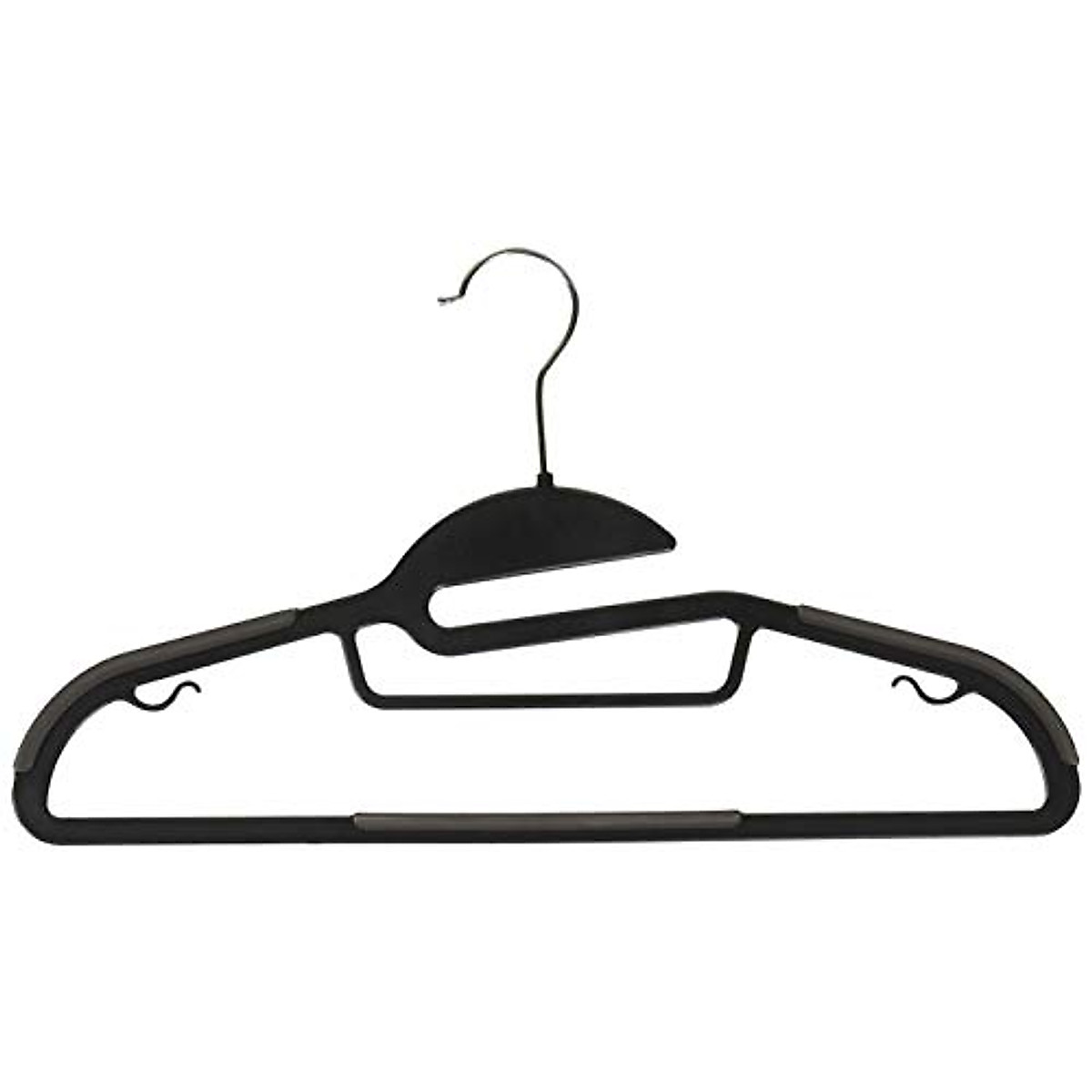 Richards Homewares All in 1 Hanger, 8-Piece Set, Black/Gray