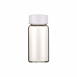 LanJing 366228216 Clear 20ml Borosilicate Glass Heat-Resistant Scintillation Vial with Cone Shaped Liner 22-400 Urea Screw Cap Attached(Case of 500)
